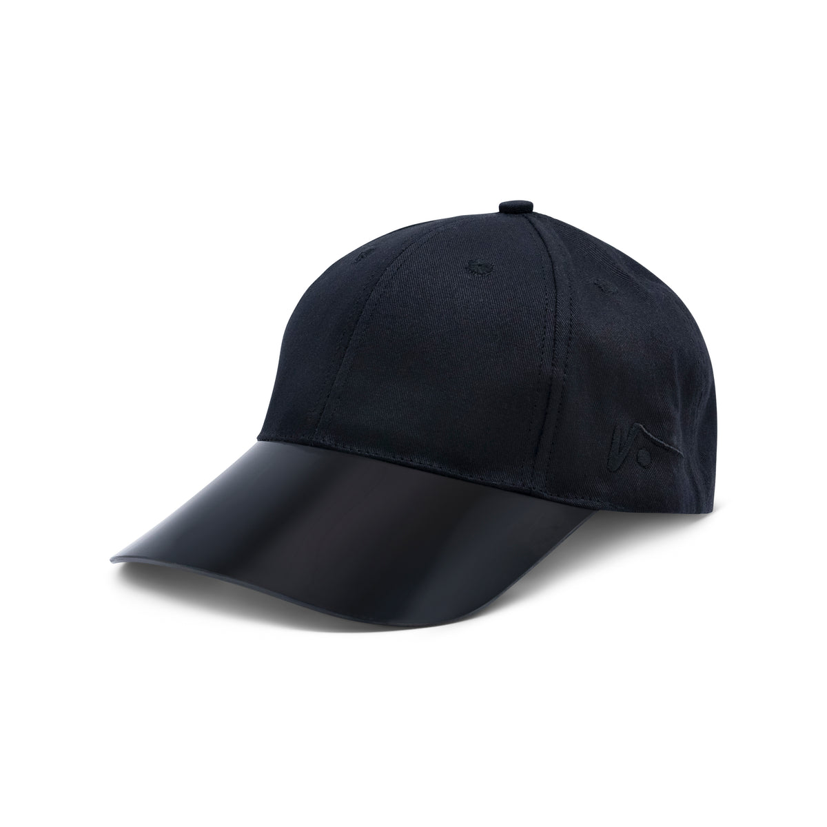 Customizable Black Structured Hat Transparent Brim – visto visors