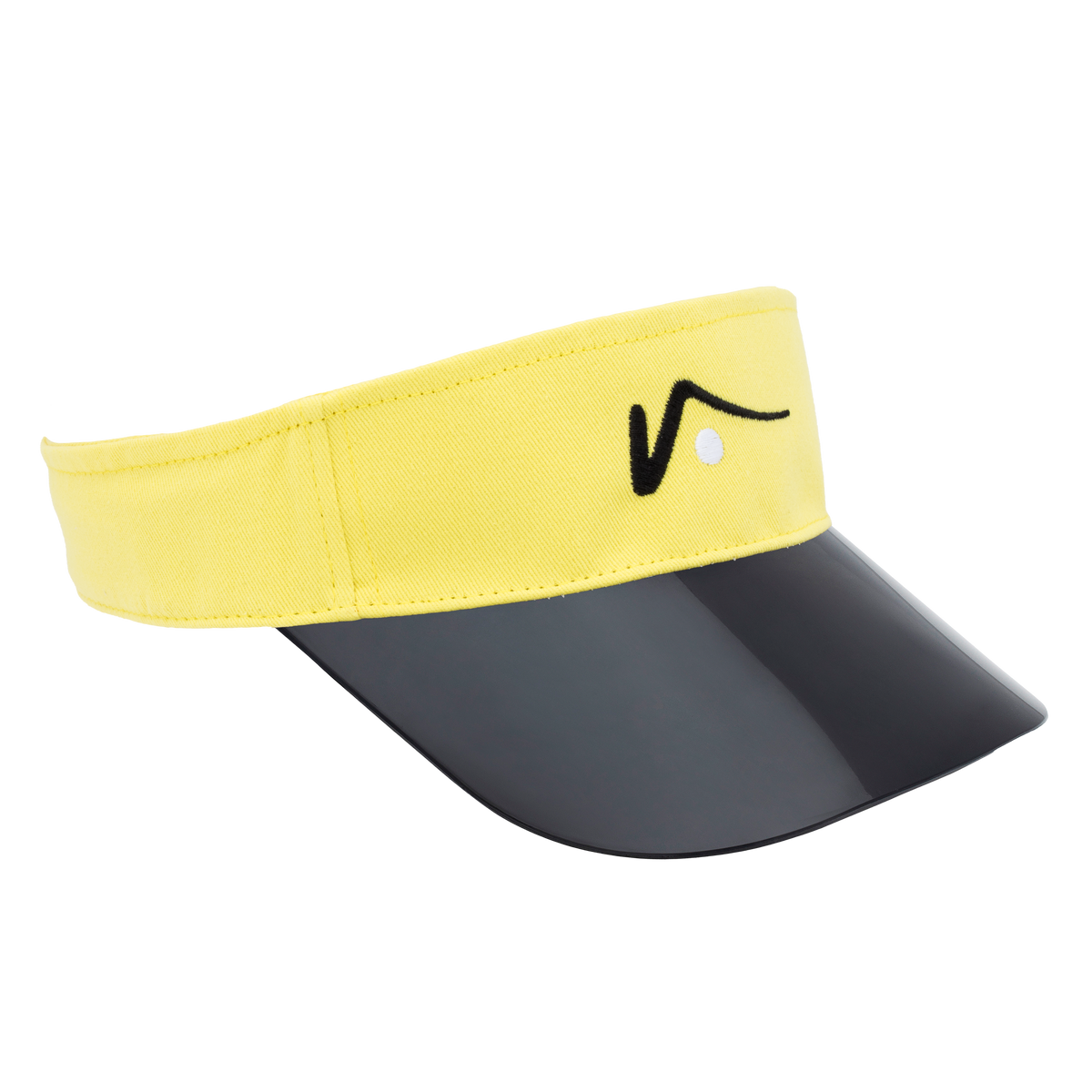 Yellow Sports Visor Transparent Brim – visto visors